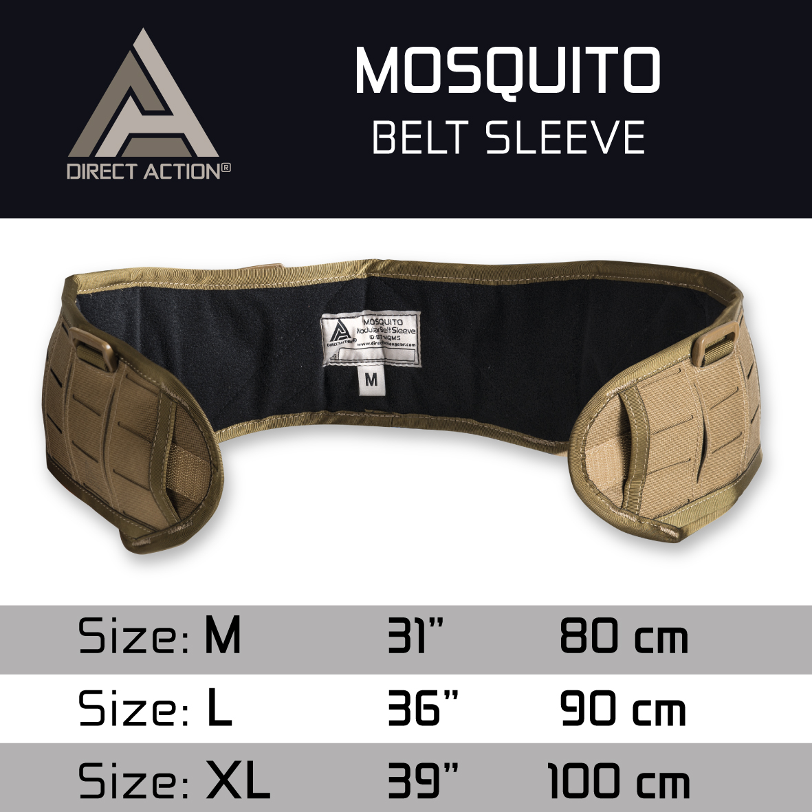 MOSQUITO Modular Belt Sleeve - Direct Action® Advanced Tactical Gear